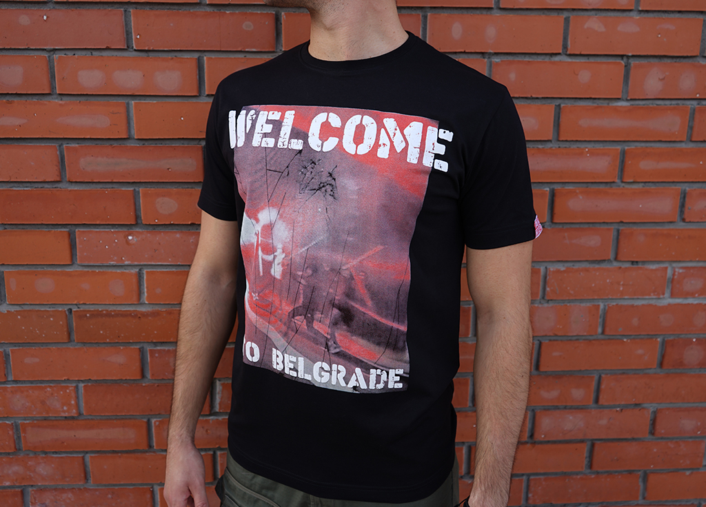 Мајица Welcome (црна) - Butik Delije